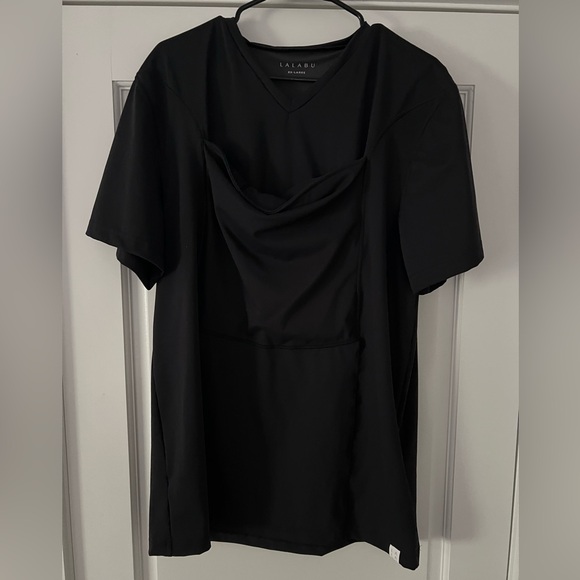 lalabu | Shirts | Lalabu Dad Shirt Baby Wearing Shirt Black Vneck Short ...